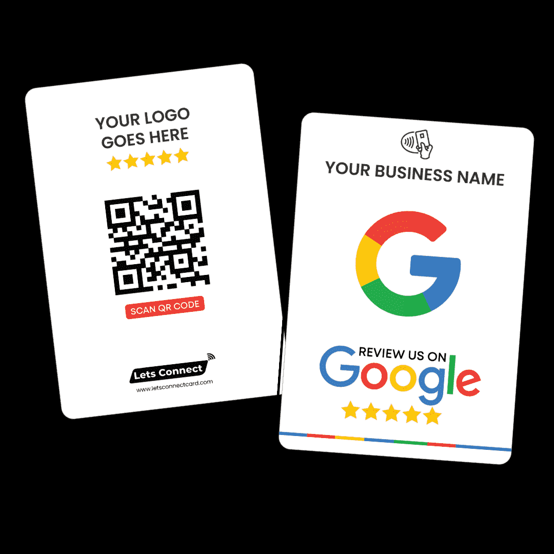 Google Review Card With NFC, Tap & QR Code UK – Smart Sharing